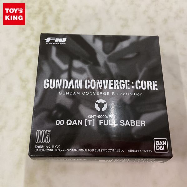 【未使用に近い】1円〜 未開封 バンダイ FW GUNDAM CONVERGE:CORE ダブルオークアンタ フルセイバーの落札情報詳細 - Yahoo!オークション落札価格検索 オークフリー