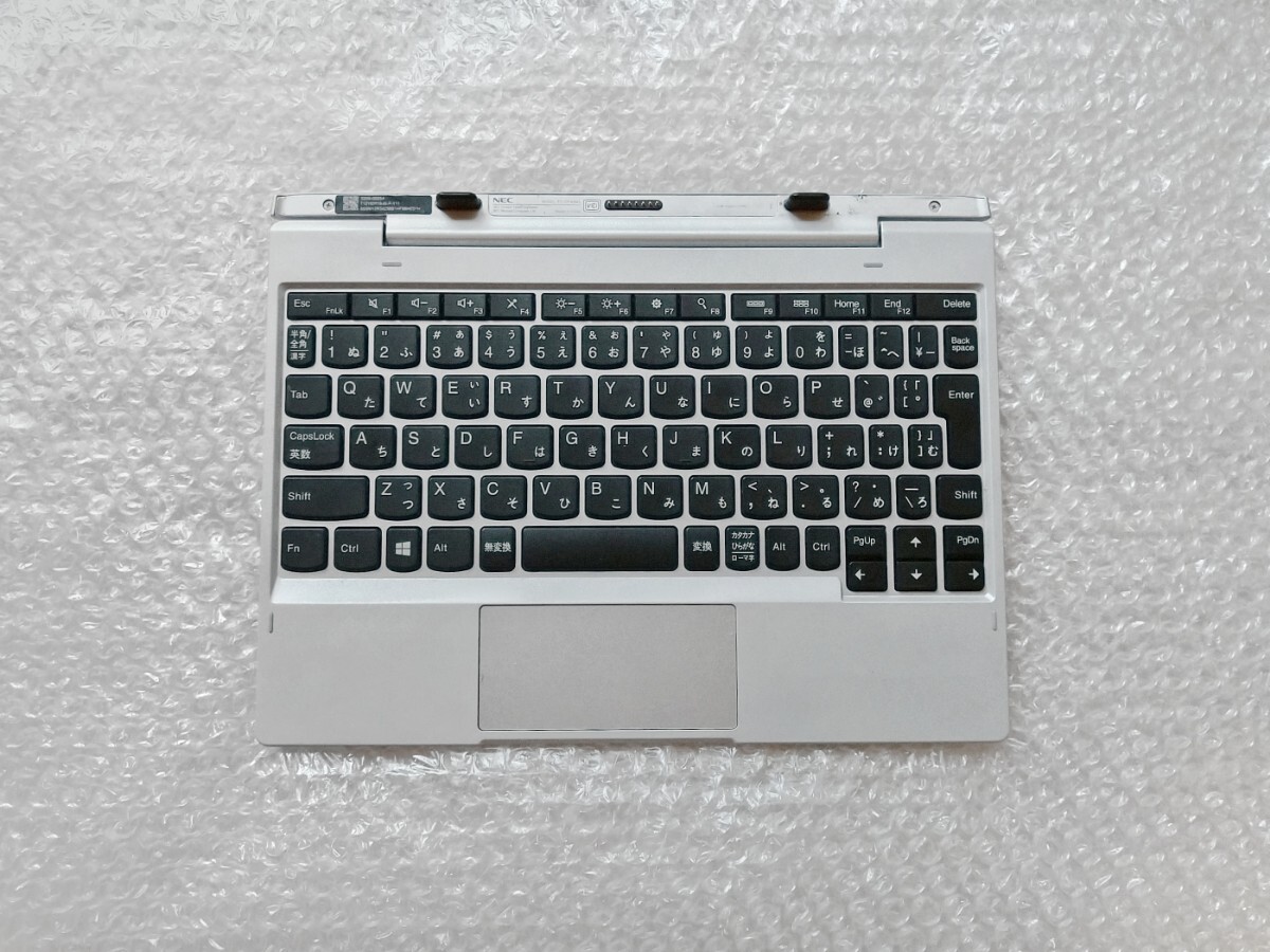 【やや傷や汚れあり】NEC PC-VP-KB43ドック機能付きキーボード 10インチ タブレット用（Versapro,タイプVU,VU-3,VU-4,VU-5,VU-6,VU-7,VKE11U ...