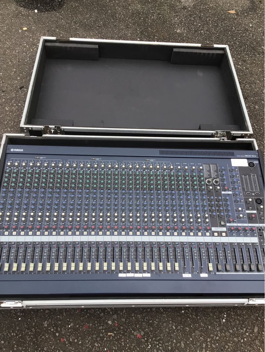 【やや傷や汚れあり】YS5374 YAMAHA/ヤマハ MG32/14FX ミキシングコンソール 32ch アナログミキサー ミキサー ケース ...