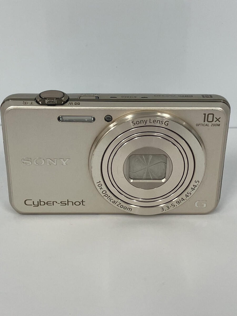 【やや傷や汚れあり】SONY ソニー Cyber-shot DSC-WX220 ゴールド コンパクトデジタルカメラ カメラ バッテリー付き ...