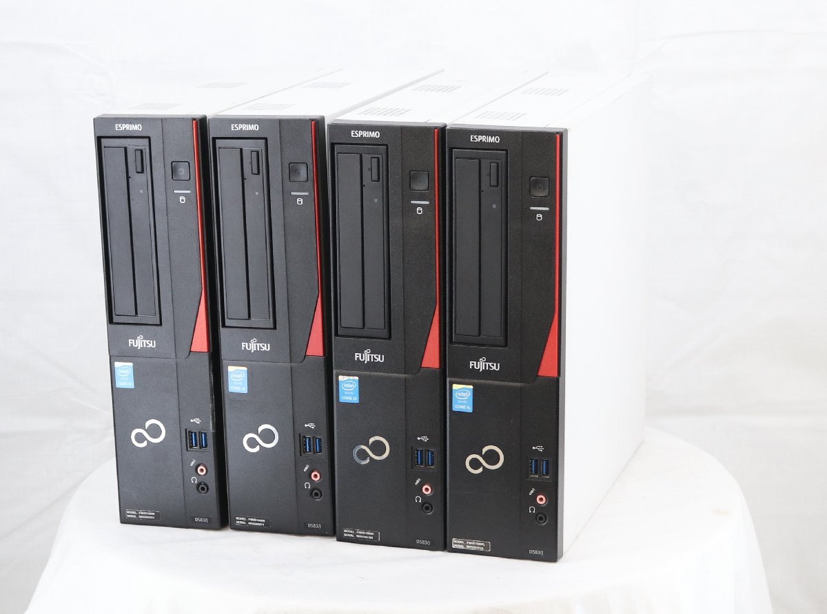 【傷や汚れあり】FUJITSU FMVD10009 ESPRIMO D583/J 4台セット まとめ売り Core i5 4590 3.30GHz 現状品の落札情報詳細 - Yahoo ...