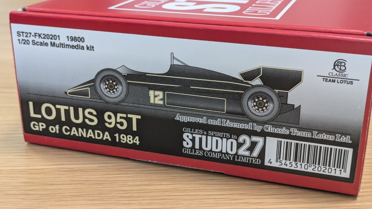 【未使用】STUDIO27 LOTUS 95T 1/20 稀少 絶版品 スタジオ27/ロータス/MFH/ヒロの落札情報詳細 - Yahoo ...