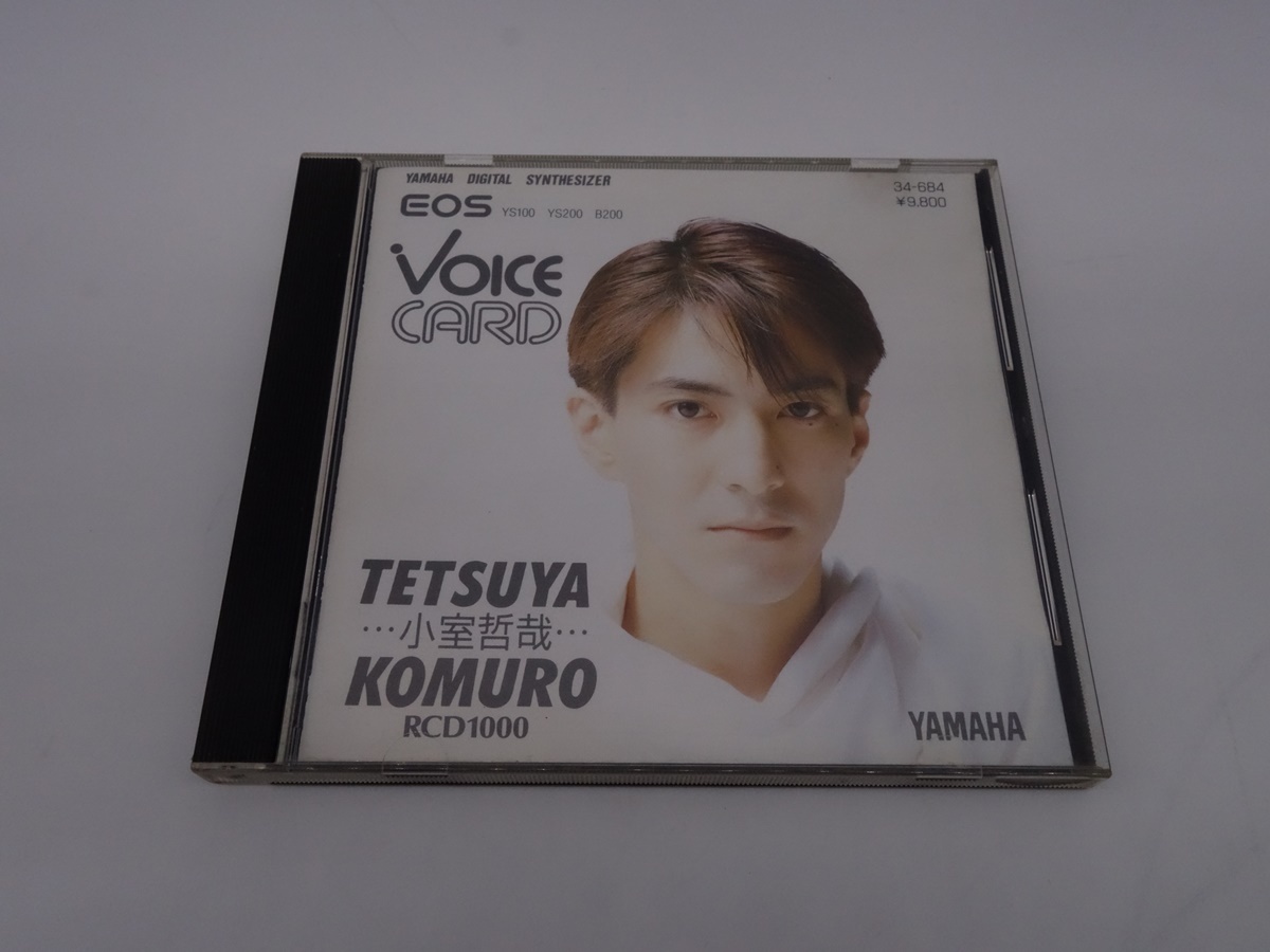 【やや傷や汚れあり】VOICE CARD RCD1000 小室哲哉 TETSUYA KOMURO YAMAHA DIGITAL SYNTHESIZER EOS YS100/YS200/B200 ...