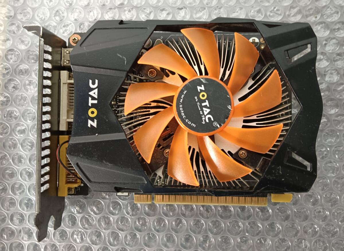 【目立った傷や汚れなし】【中古パーツ】ZOTAC NVIDIA GeForce GTX 750 Ti 2GB ラフィックボード/ビデオカード PCI-E MINI-HDMI/DVI BK542 ...