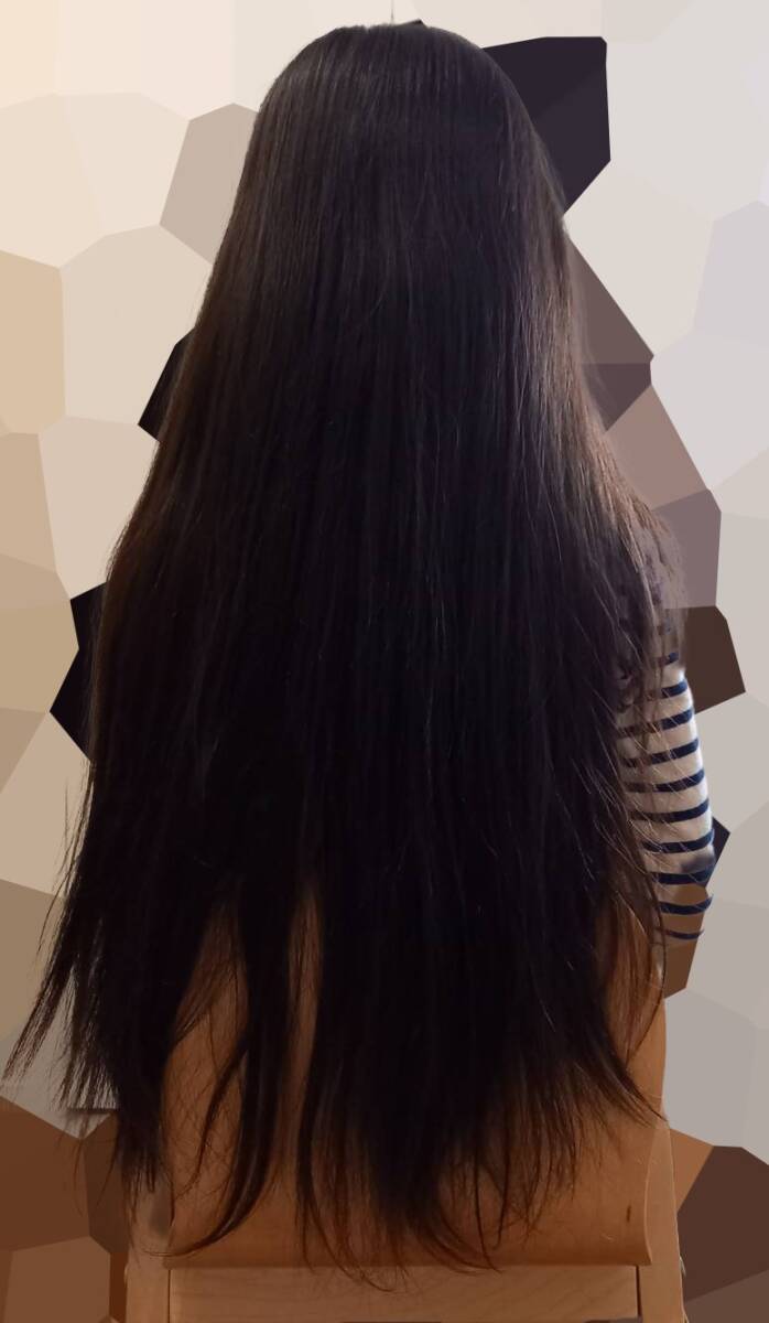 【未使用に近い】髪束・髪の毛・10代未満・女子・『45cm・98g』の落札情報詳細 - Yahoo!オークション落札価格検索 オークフリー