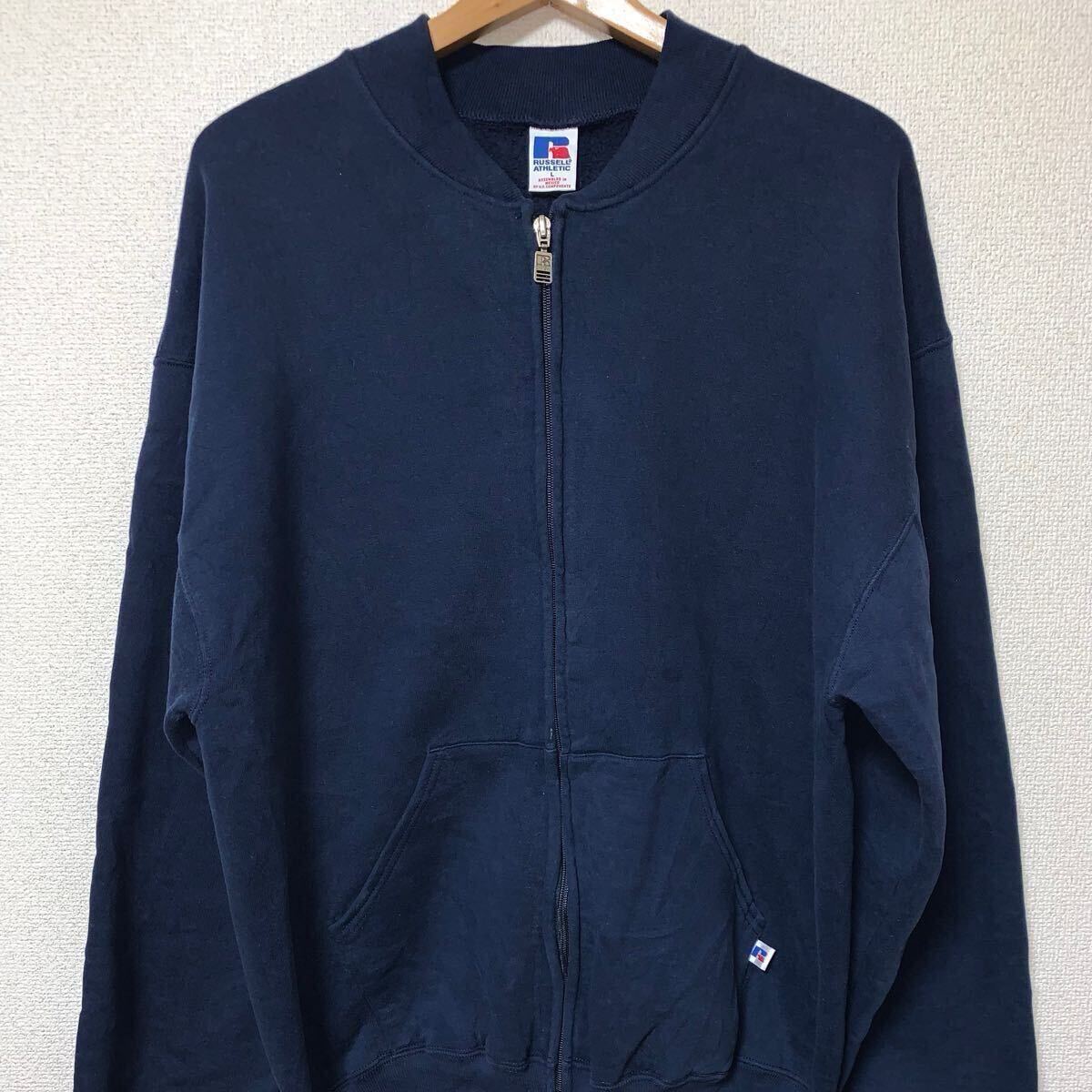 【目立った傷や汚れなし】スペシャル USA製 90's RUSSELL ビンテージ スウェット ジップ カーディガン 80's 70's 60's 50's 40's JERZEES モヘア ...