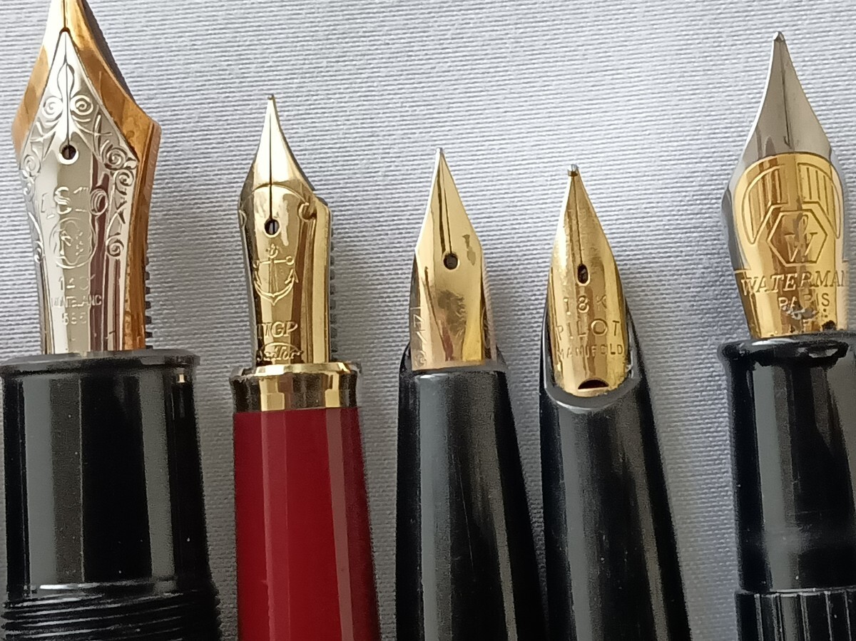 【傷や汚れあり】万年筆 PILOT MONTBLANC ペン先 モンブラン 筆記用具 k18 k14の落札情報詳細 - Yahoo!オークション落札価格検索 オークフリー