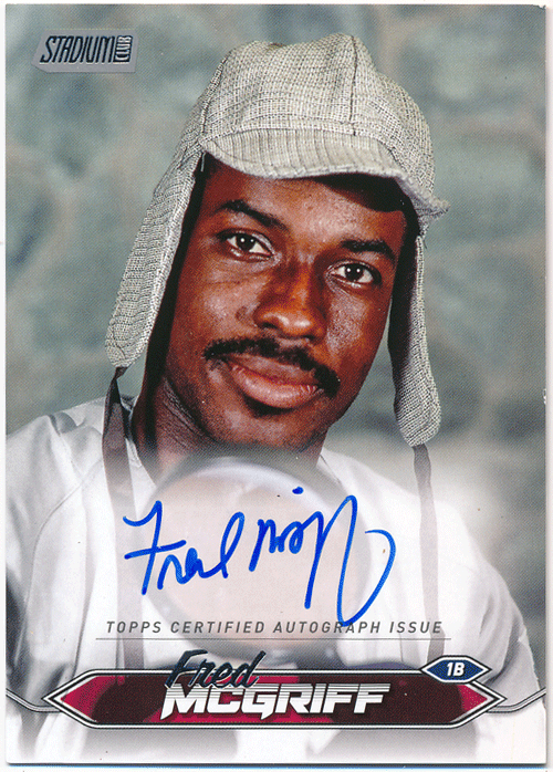 【目立った傷や汚れなし】Fred McGriff MLB 2024 Topps Stadium Club Signature Auto 直筆 ...