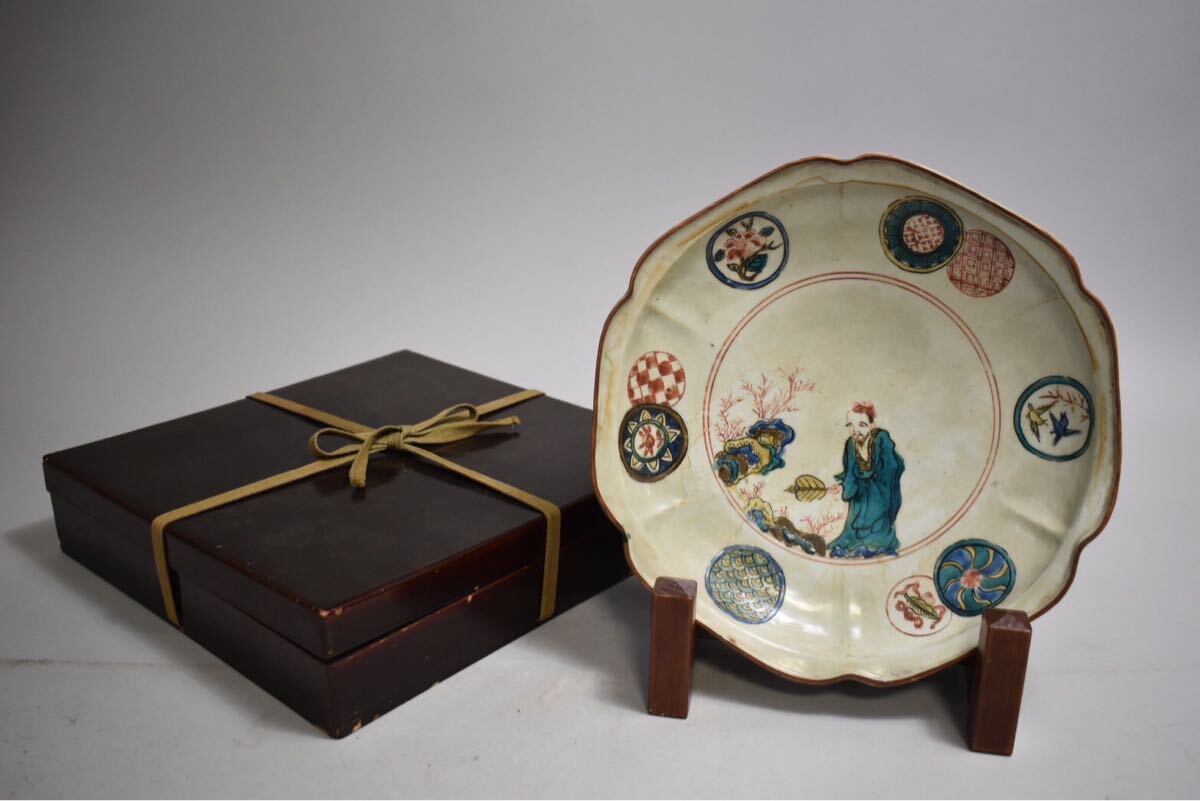 【やや傷や汚れあり】【英】A1373 時代 古九谷鉢 D29.3㎝ 日本美術 九谷焼 色絵 大皿 器 骨董品 美術品 古美術 時代品の落札情報詳細 - Yahoo!オークション落札価格検索 ...