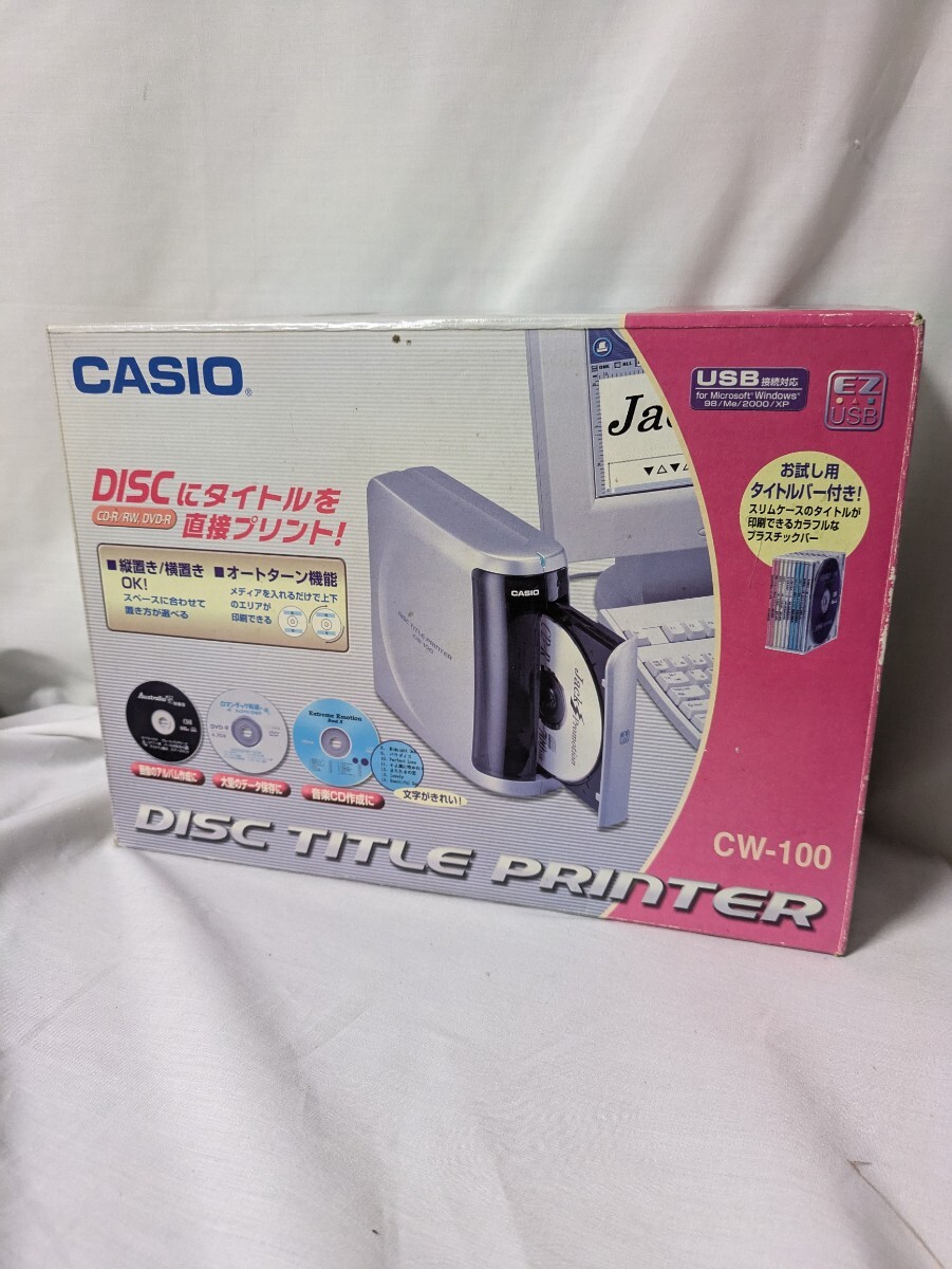 【傷や汚れあり】CASIO ディスクタイトルプリンター CW-100の落札情報詳細 - Yahoo!オークション落札価格検索 オークフリー