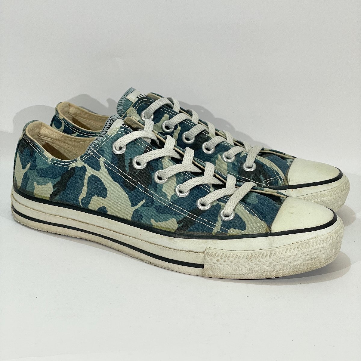 【傷や汚れあり】25.5cm CONVERSE ALL STAR LOW MADE IN USA - コンバース オールスター ロー USA製 ...