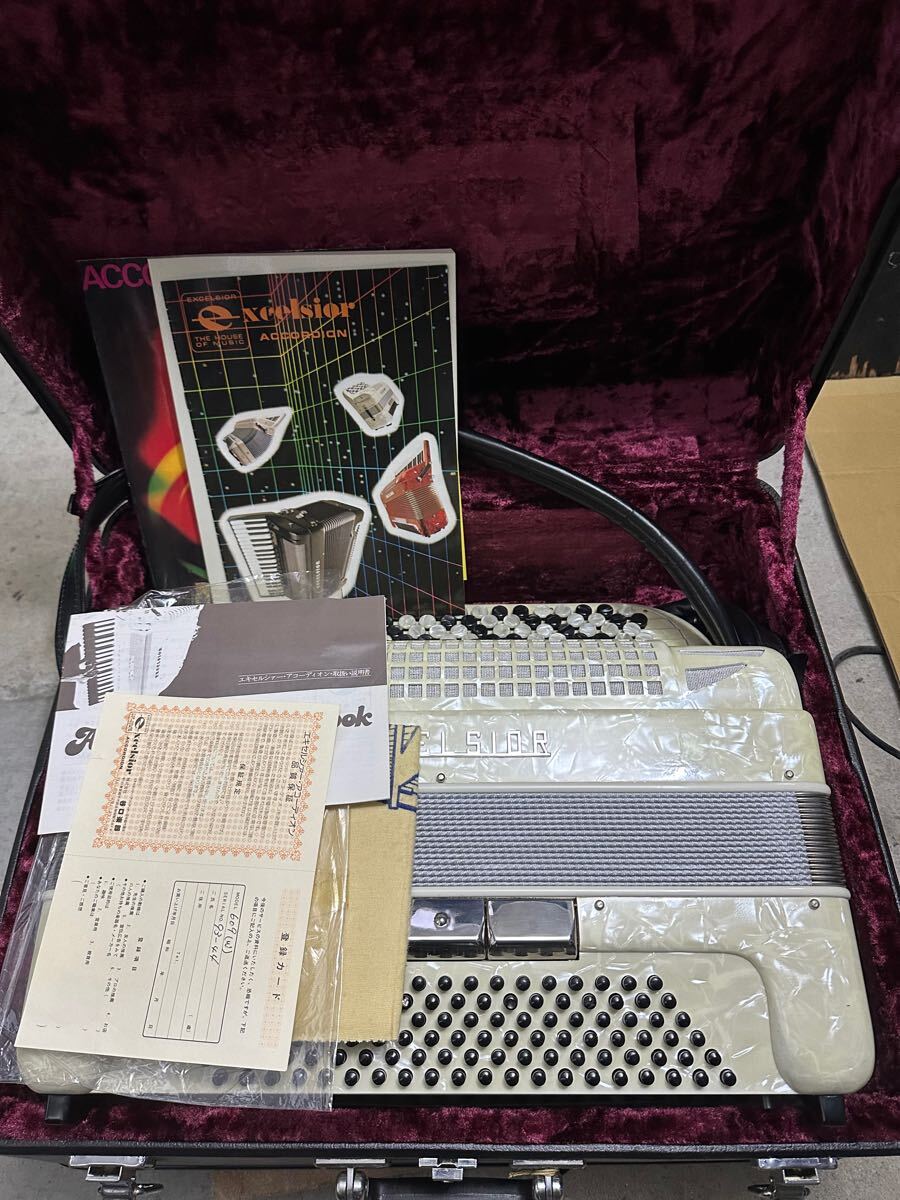 【目立った傷や汚れなし】EXCELSIOR エキセルシャー Mod.609 ボタン式 アコーディオンの落札情報詳細 - Yahoo!オークション落札価格検索 オークフリー
