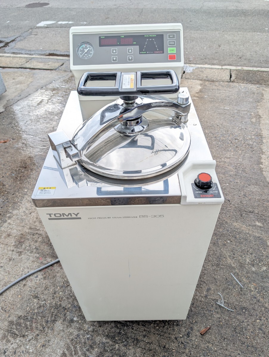 【やや傷や汚れあり】トミー精工 オートクレーブBS-305 高圧蒸気滅菌器 中古 2013年製 W450×D550×H1100【KSF482】の落札情報詳細 - Yahoo!オークション落札 ...