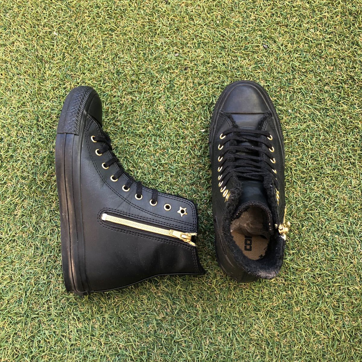 【目立った傷や汚れなし】美品23 converse ALLSTAR HEIGHT UP Z BOA SHIN HI コンバース オールスター ...