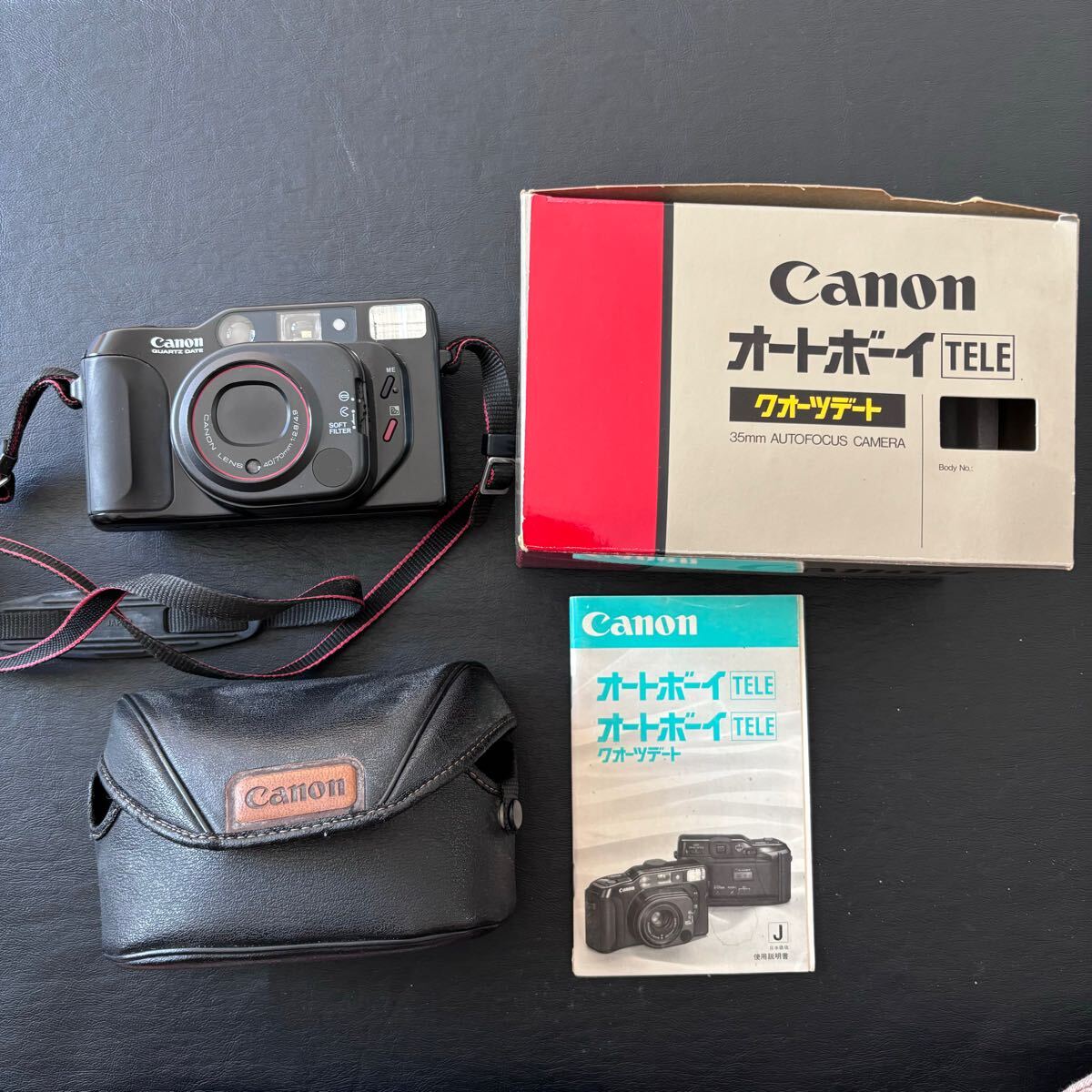 【目立った傷や汚れなし】☆CANONキヤノンAutoboyオートボーイTELEクォーツデートQUARTZ DATE光学機器フィルムカメラ当時も ...