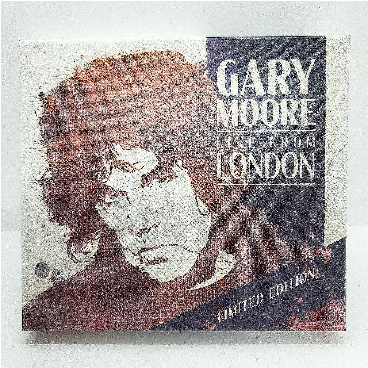 【目立った傷や汚れなし】こ2) GARY MOORE CD ゲイリー・ムーア LIVE FROM LODON リミテッド・エディション LIMITED EDITION ピック ステッカー ...