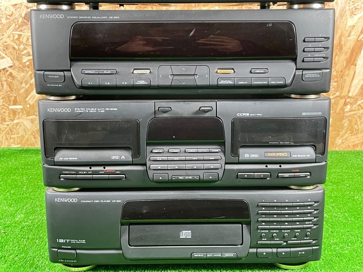 【傷や汚れあり】12B29 KENWOOD COMPACT COMPO STEREO ROXY ケンウッド コンパクトコンポステレオ ロキシー ...