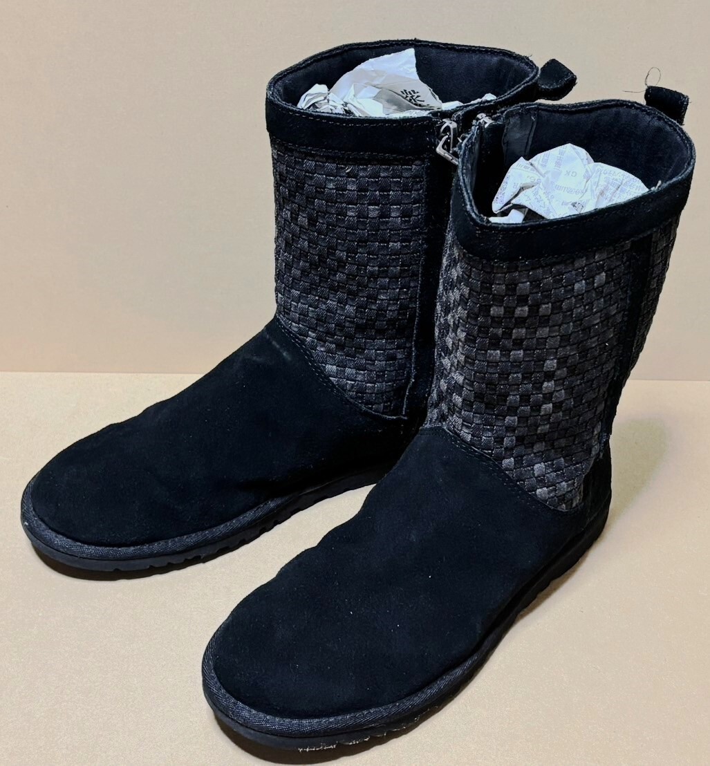【やや傷や汚れあり】【UGG S/N 1004858】UGG Australia アグ オーストラリア ブーツ ブラック サイズ 23.0 cm （US 6）【24L14-001】の落札情報 ...