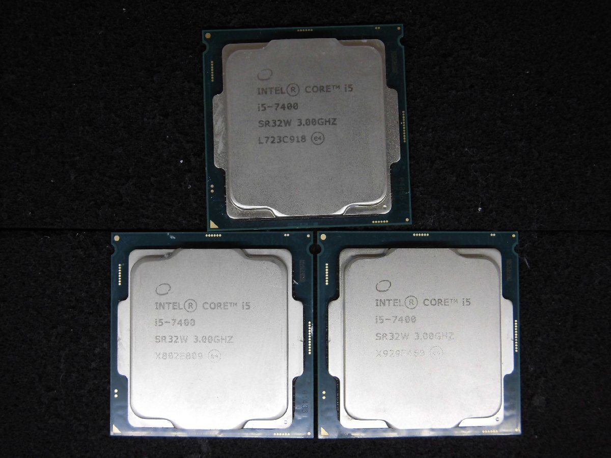 【目立った傷や汚れなし】【T188】CPU★Core i5-7400 3.00GHz 5個セットの落札情報詳細 - Yahoo!オークション ...