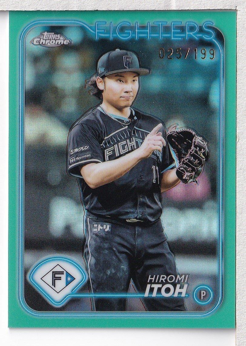 【目立った傷や汚れなし】b23【2024 TOPPS NPB CHROME ベースボール】Aqua Refractor 伊藤大海 199枚限定の落札情報詳細 - Yahoo!オークション落札 ...