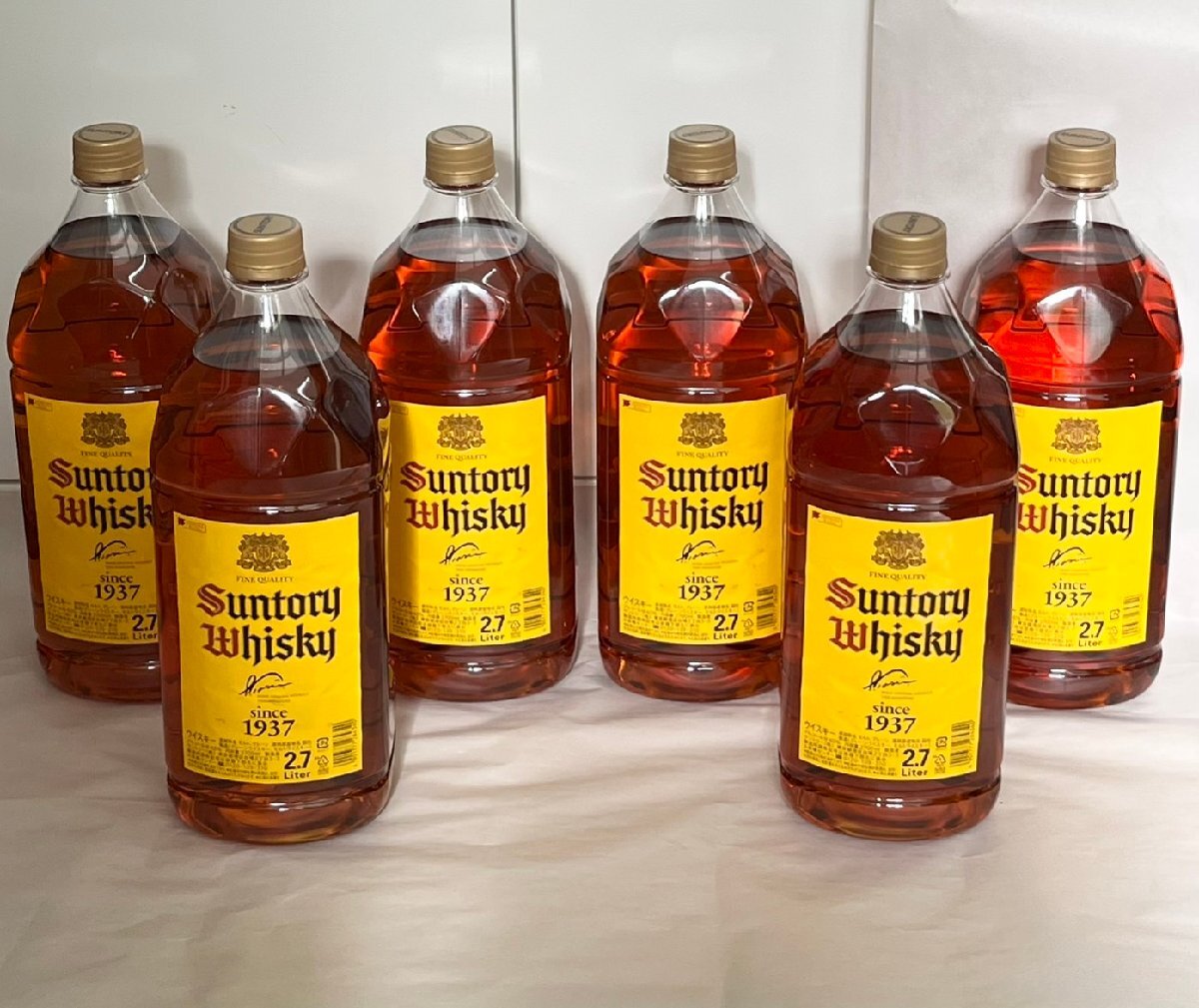 【未使用】【未開栓】 SUNTORY サントリー ウイスキー 角 ペットボトル 2.7L(2700ml) おまとめ4本の落札情報詳細 - Yahoo!オークション落札価格検索 オークフリー