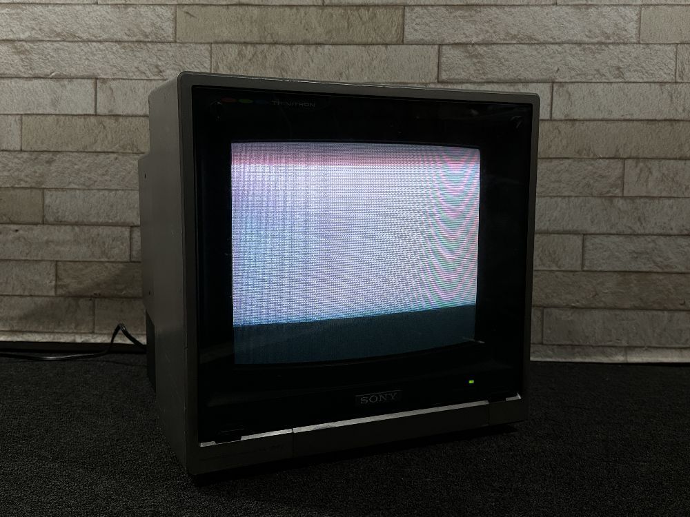 【やや傷や汚れあり】109★〇 SONY trinitron profeel KX-13HF2 / ソニー ブラウン管 モニター トリニトロン ...