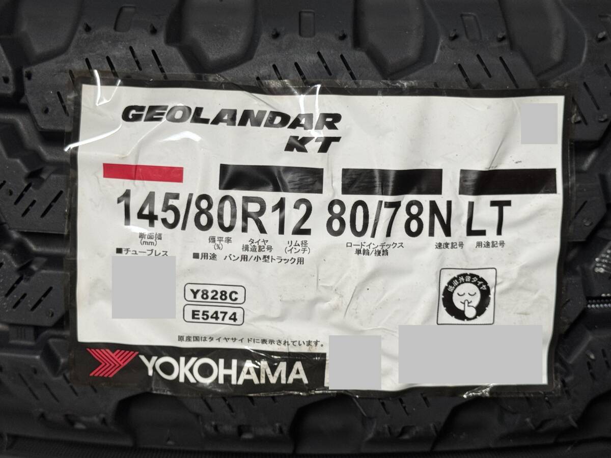 【未使用】【全国送料無料】ヨコハマ ジオランダーKT Y828C 145/80R12 80/78N (6PR相当) 24年製 4本セット！ 【法人様限定価格！※個人宅配送不可】の落札情報詳細 ...