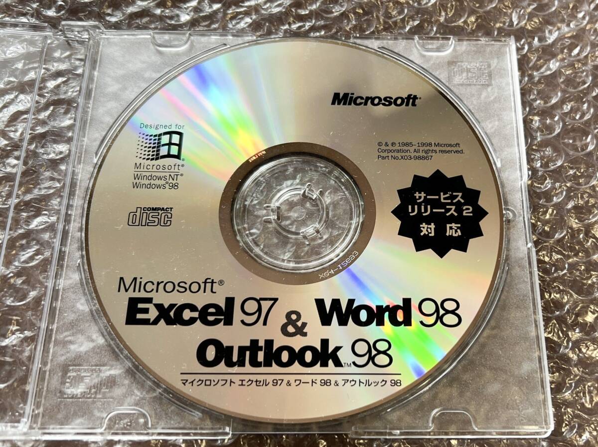 【やや傷や汚れあり】Microsoft Excel 97 / Word 98 / Outlook 98 通常版 CD-ROMの落札情報詳細 - Yahoo!オークション落札価格検索 オークフリー