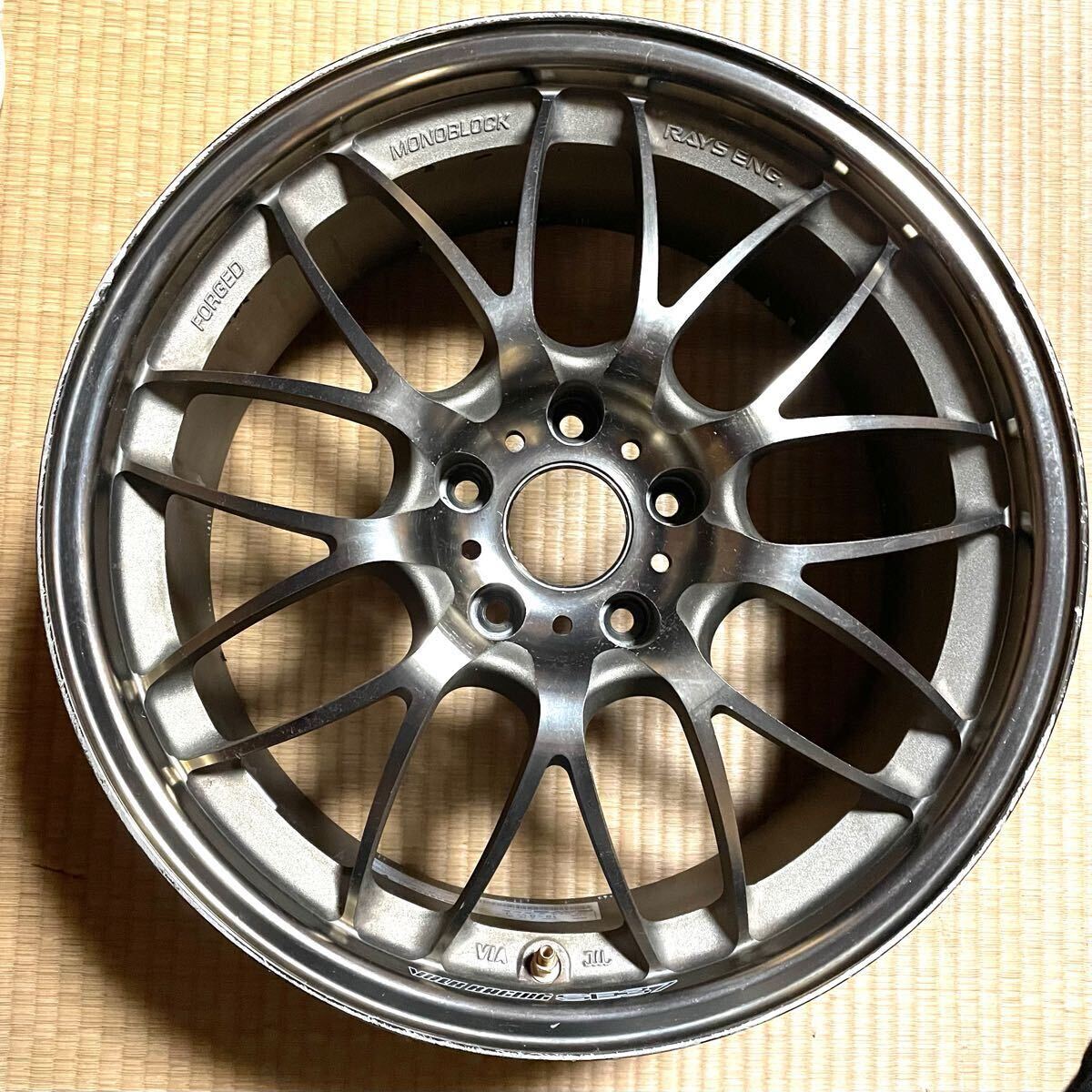 【全体的に状態が悪い】 RAYS ボルクレーシング SE37-A ジャンク リペア前提 18×8.5J 5H PCD114.3 OF+45 ブロンズ 1本のみ 鍛造ホイール レイズ の落札情報 ...