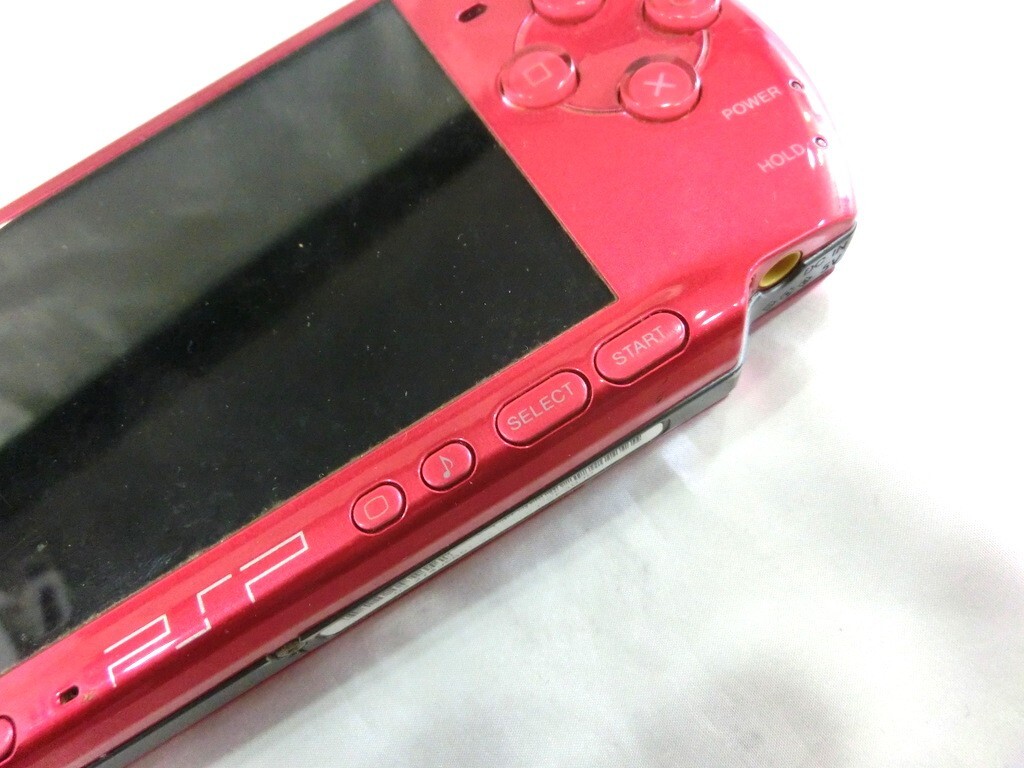 【傷や汚れあり】1000円スタート ゲーム機 PSP MODEL PSP-3000 SONY プレイステーション ソニー 部品取用 電源コード ...