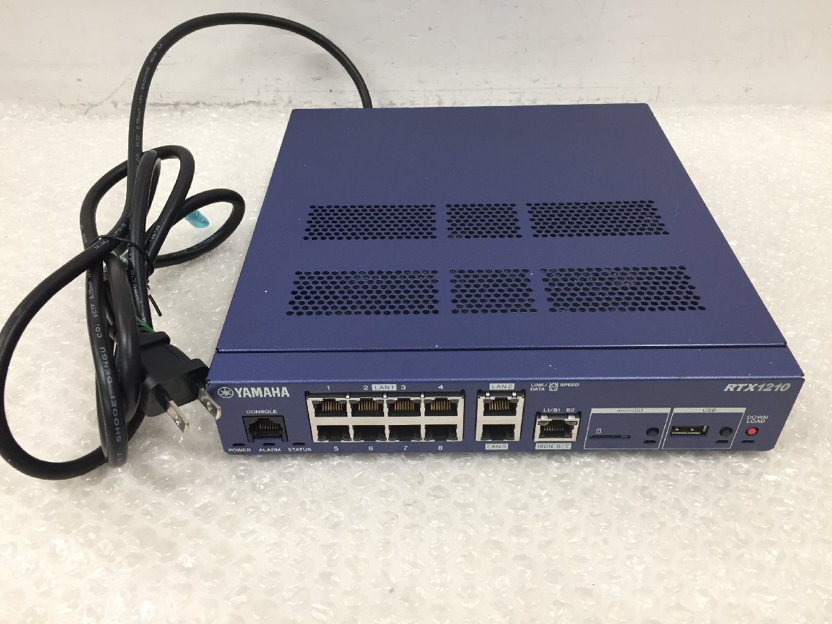【傷や汚れあり】YAMAHA RTX1210 ギガアクセスVPNルーター ファーム最新アップ 初期化済み (管理番号2FA6)の落札情報詳細 ...