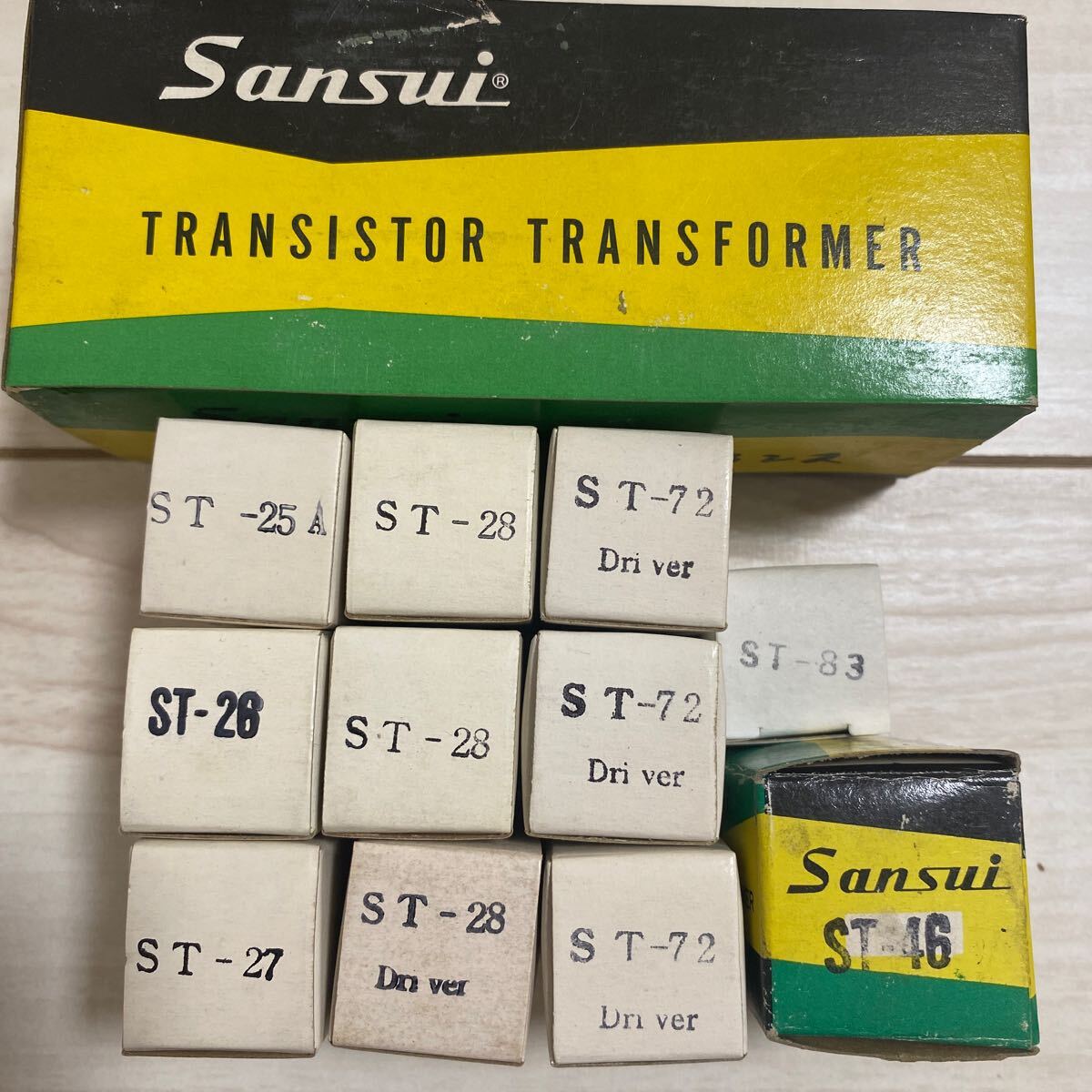 【未使用】【最終出品】山水 sansui TRANSISTOR TRANSFORMER トランス ST-25 ST-26 ST-27 ST ...
