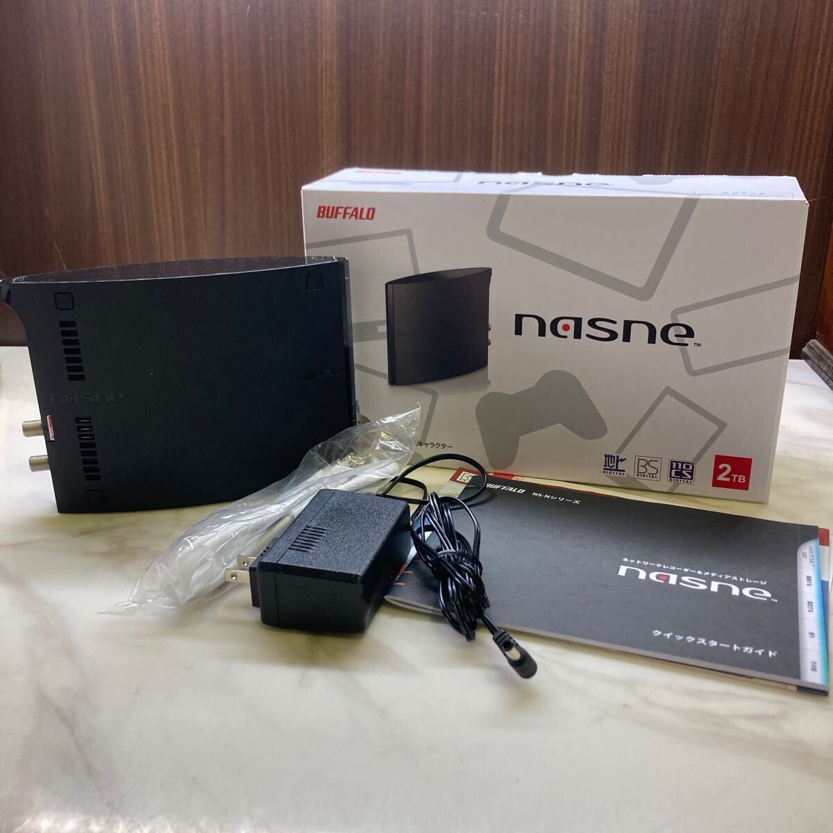【やや傷や汚れあり】F BUFFALO nasne NS-N100 バッファロー ナスネ HDDレコーダー 2TB 地デジ BS CS チューナー 現状品の落札情報詳細 - Yahoo ...