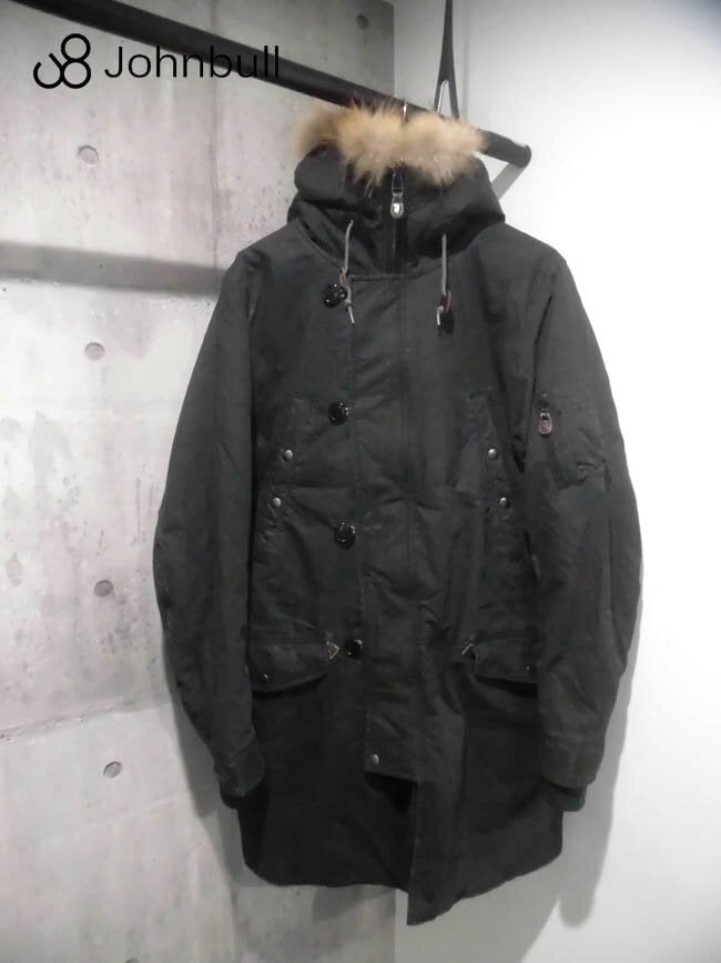 【やや傷や汚れあり】Johnbull ジョンブル/N-3B フライトジャケット LL/リアルファーフード モッズコート XL/ミリタリーコート/黒 ブラック/メンズ/16421SHKの落札情報 ...