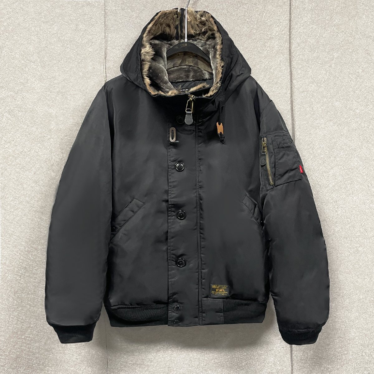【未使用に近い】新品未使用 WTAPS 17AW N-2B/JACKET.NYLON.TWILL N2B ダブルタップス ナイロン フライトジャケット アウター サイズ1（S）の落札情報詳細 ...