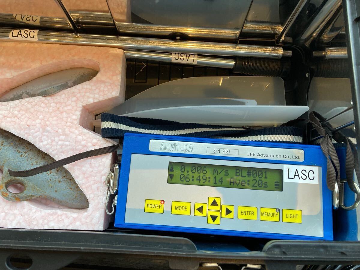 【傷や汚れあり】河川用電磁流速計 AEM1-DA データ処理ソフト AEM1-D JFE アドバンテック 取扱説明書付き 通電確認済み 直接 ...