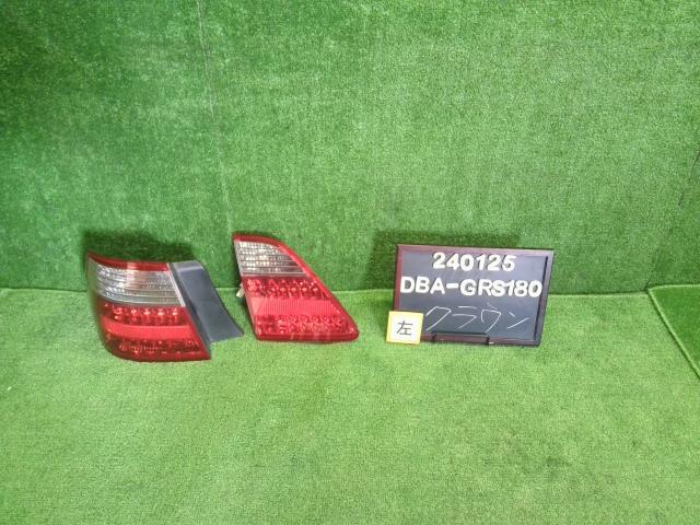 【傷や汚れあり】クラウンロイヤルサルーン DBA-GRS180 左テールランプ フィニッシャー テールライトセット ICHIKOH30-336 81561-30A00 自社品番240125の ...