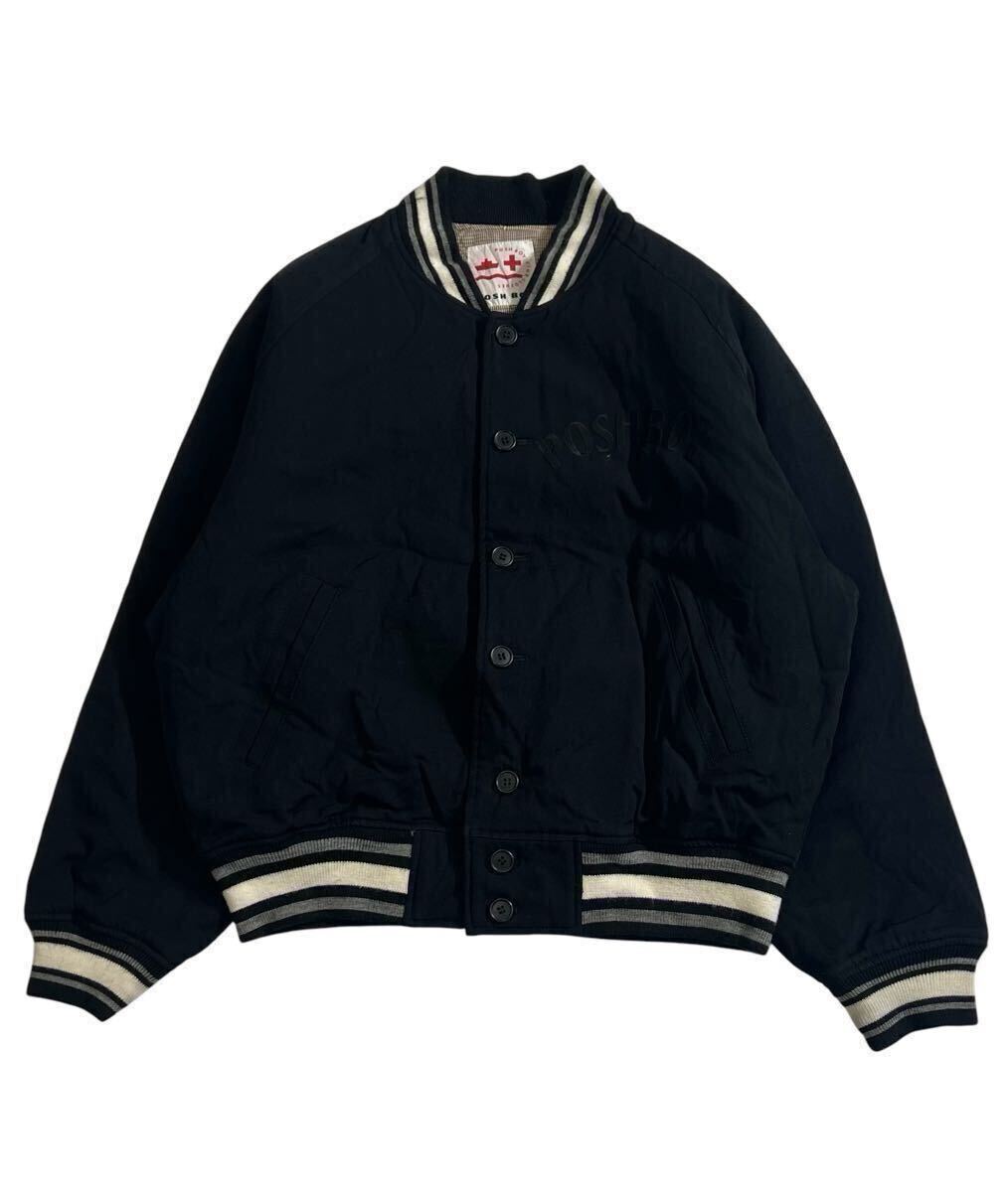 【目立った傷や汚れなし】90's 90s ヴィンテージ POSH BOY ポッシュボーイ アーチ ロゴ 刺繍 ウール スタジアム ジャンパー スタジャン ブラック Fの落札情報詳細 ...