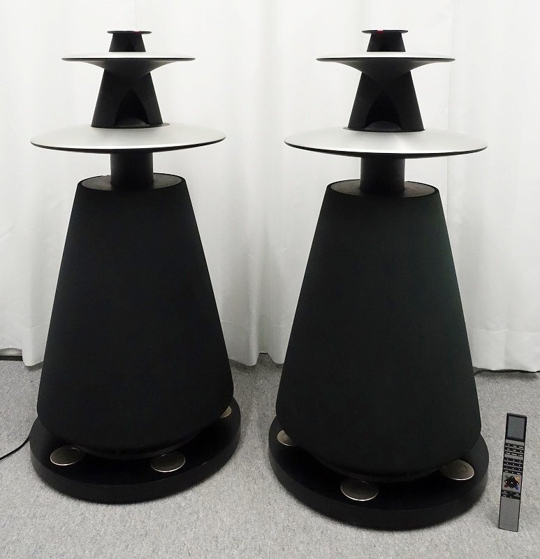 【やや傷や汚れあり】 【全国発送可】Bang&Olufsen B&O BeoLab 5 Type6884/Beo4 スピーカーペア スタンド/リモコン付 バング＆オルフセン ...
