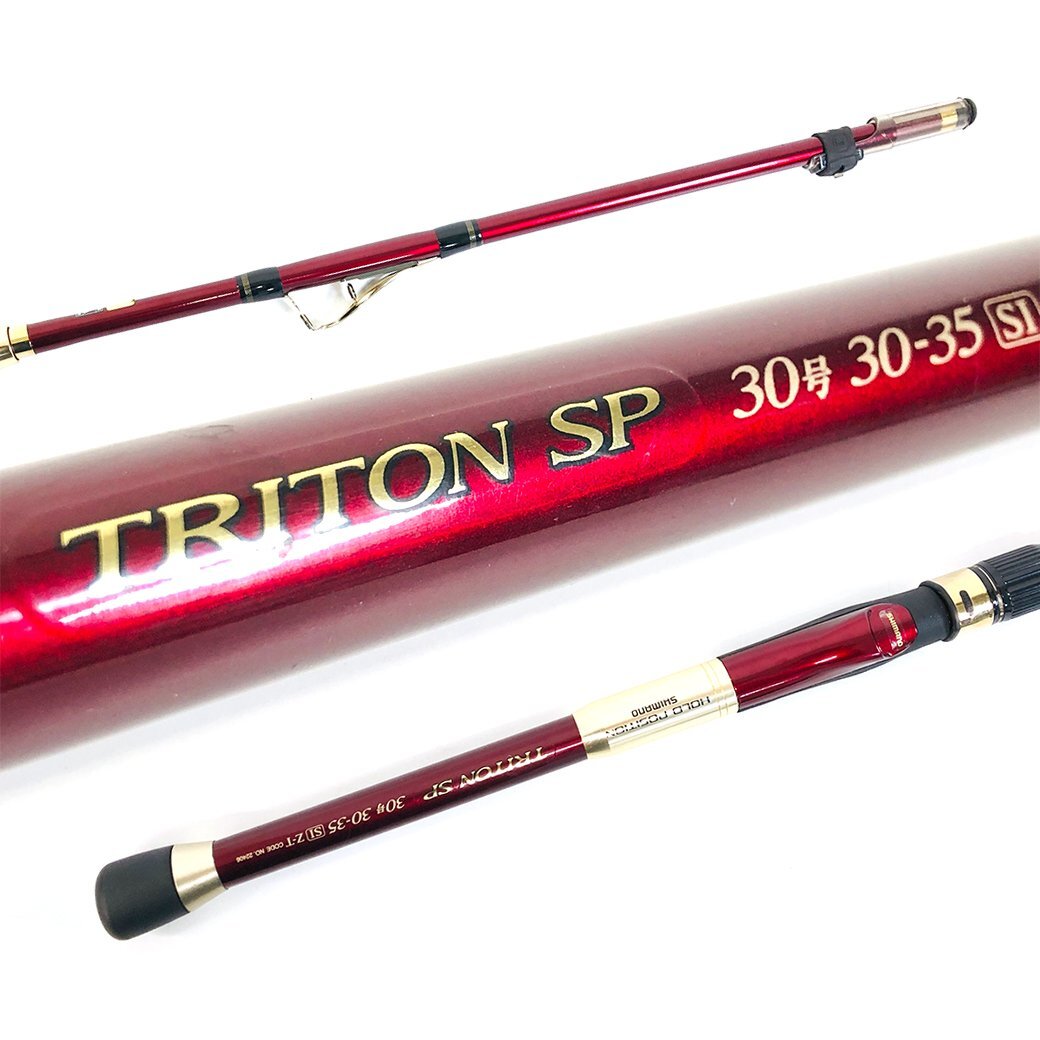 【やや傷や汚れあり】K シマノ トライトン SP 30号 30-35 SI Z-T インターライン スピニング用 磯竿 | SHIMANO TRITON SP Fishing Rod 海釣り ...