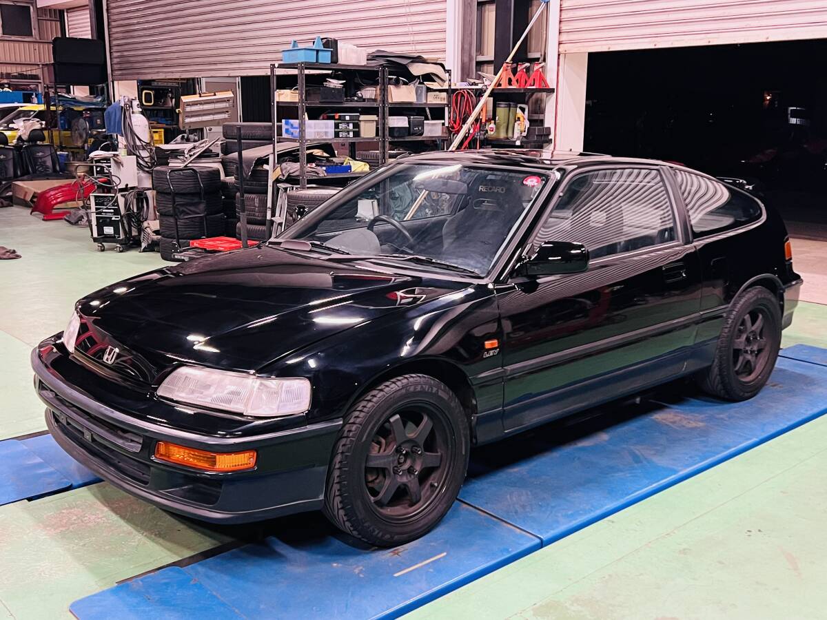 【走行距離 204,820 km】名車 ホンダ CR-X EF8 SiR 5MT 1600㏄ VTEC B16A サンルーフ付き 千葉県 検 大阪環状 EF6 EF7 EF9 シビック EK2 ...