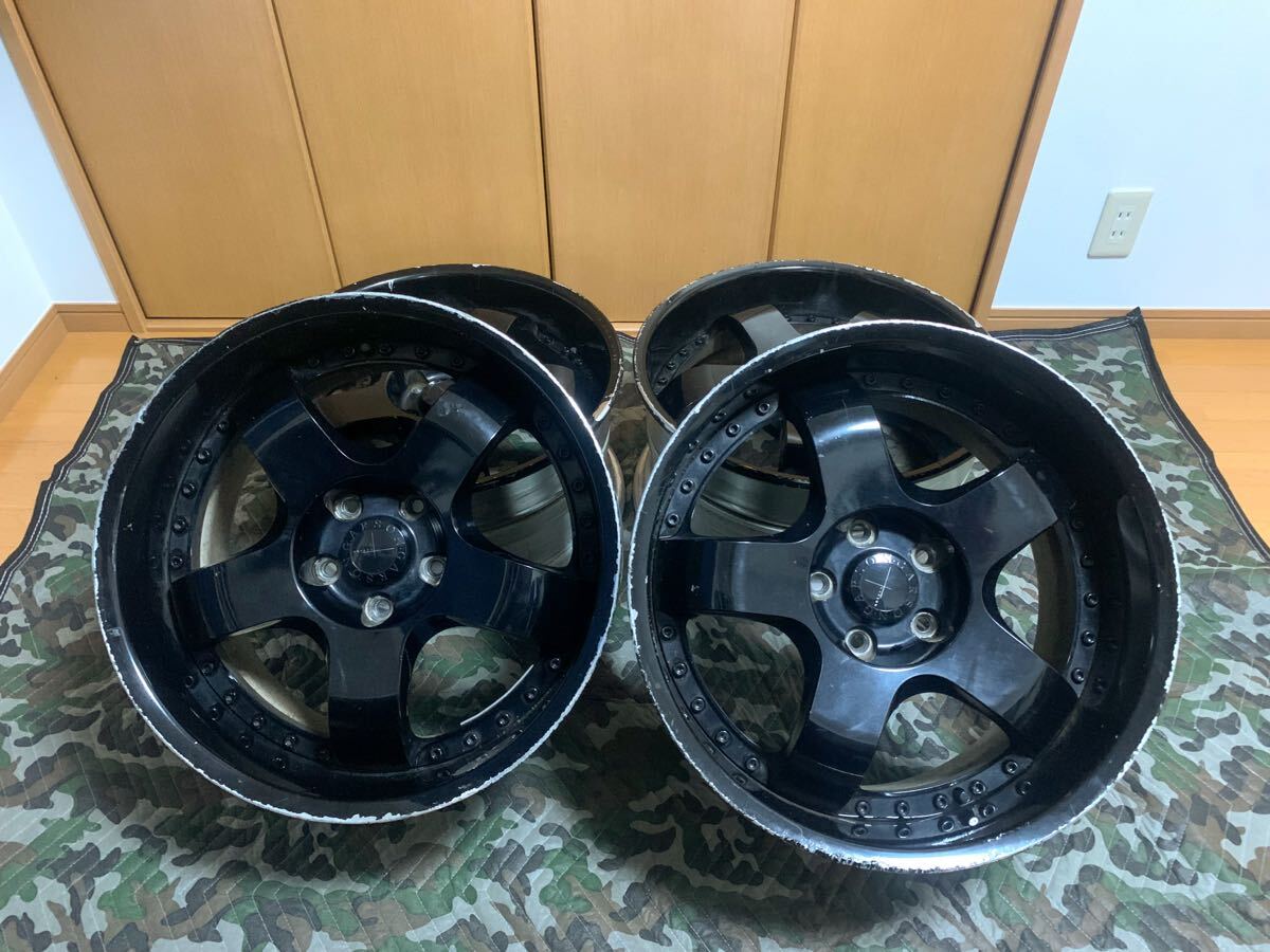 【全体的に状態が悪い】GARSON DEEP RACING 18×9j +36 10j +36 114.3-5h4本セット ドリケツ 再塗装ベースにどうぞ!!の落札情報詳細 - Yahoo ...