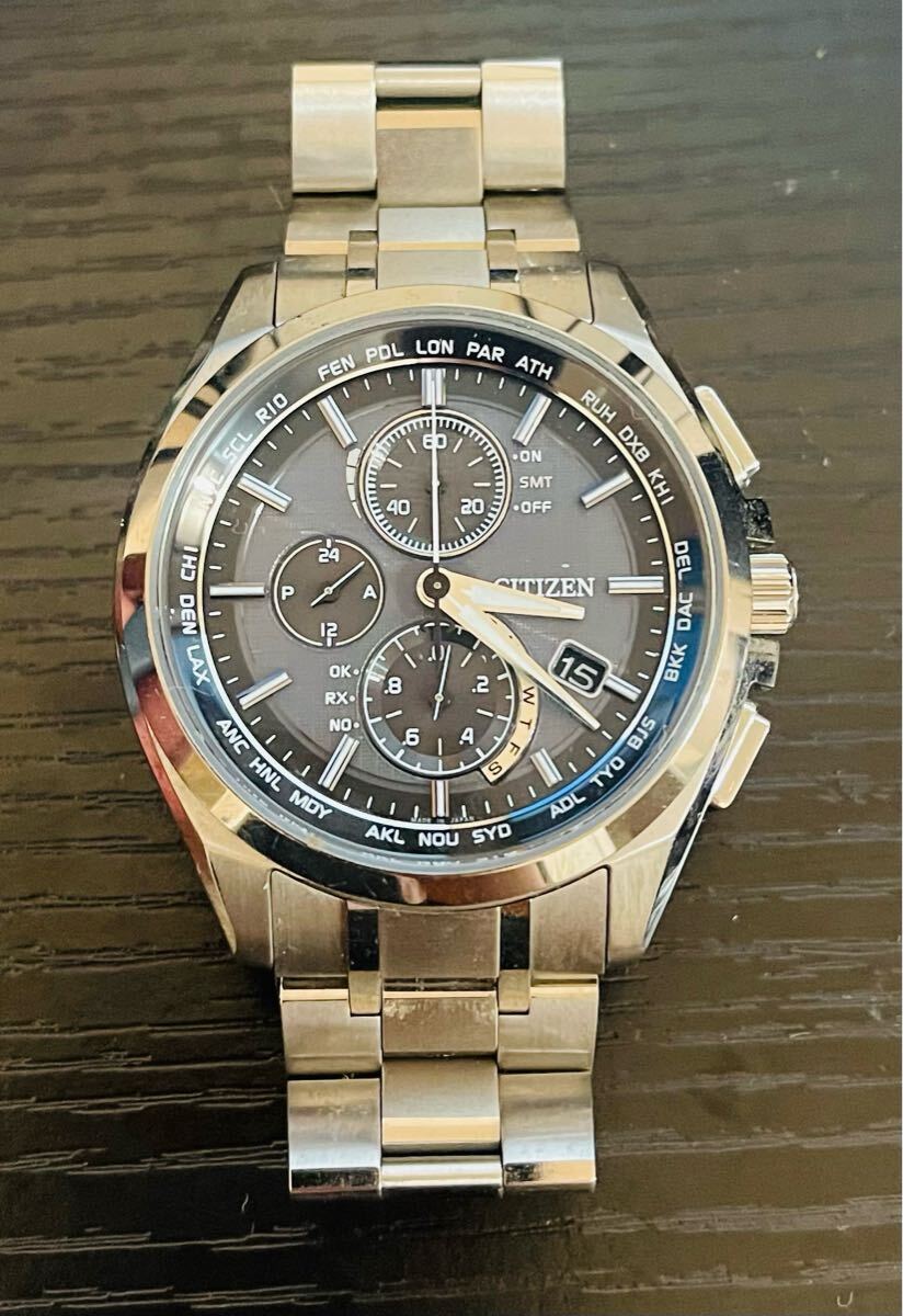 【目立った傷や汚れなし】シチズン CITIZEN 時計 腕時計 1円スタート クロノグラフ RADIO CONTROLLED GN-4W-S 12G 黒文字盤 ジャンク品の落札情報詳細 ...