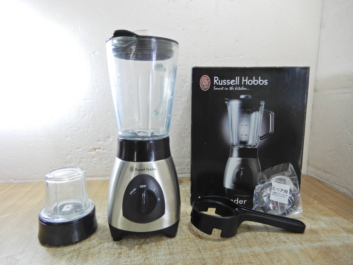 【目立った傷や汚れなし】A1115★\1～Russell Hobbs/ラッセルホブス 家庭用 ミニブレンダー/ミル付きミキサー 容量:800ml 7810JPの落札情報詳細 - Yahoo ...