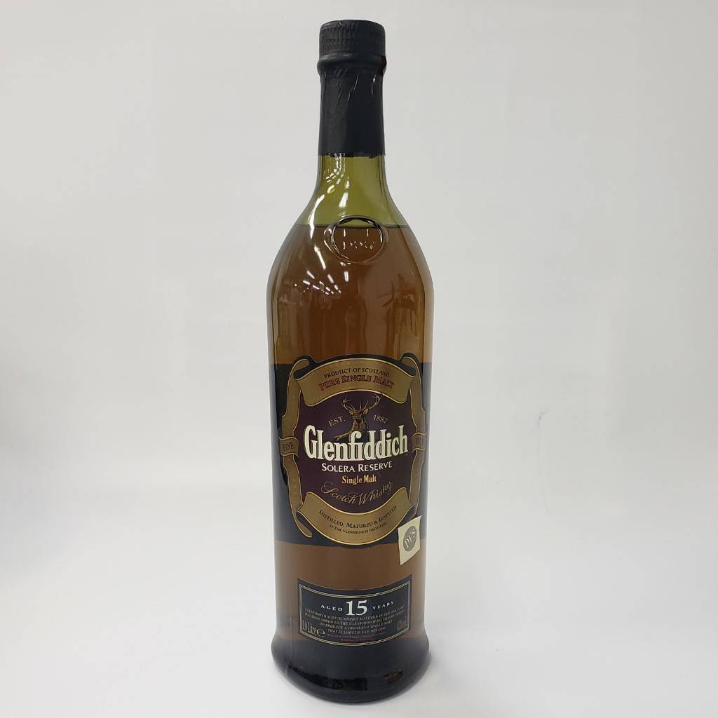 【傷や汚れあり】25国/B000167-2/SK4000/E032-571/ 酒 Glenfiddich SOLERA RESERVE Single Malt AGED 15 YEARS ...