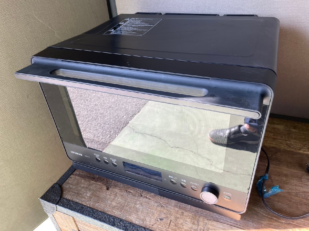【全体的に状態が悪い】HITACHI MRO-W1B K 日立(HITACHI) オーブンレンジ ヘルシーシェフ 30L 2024年製造 難 ...