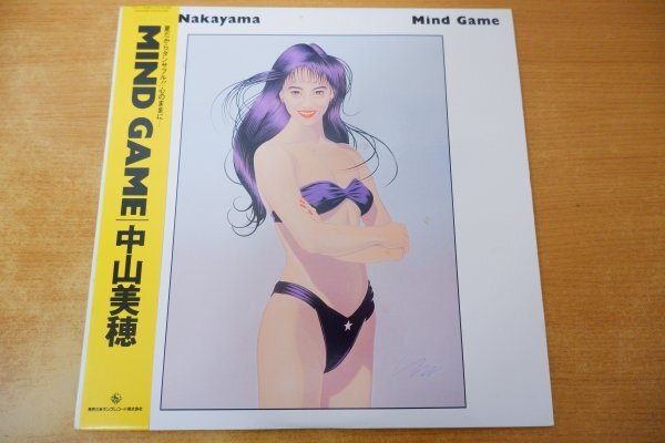 【やや傷や汚れあり】U6-104＜帯付LP/美盤＞中山美穂 / MIND GAMEの落札情報詳細 - Yahoo!オークション落札価格検索 オークフリー
