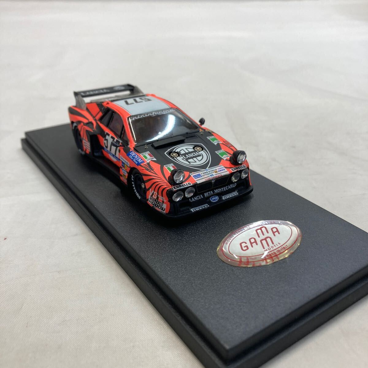 【傷や汚れあり】GAMMA models ミニカー 1/43 LANCIA BETA GIRO D'ITALIA 1979 #577 スポーツ ...