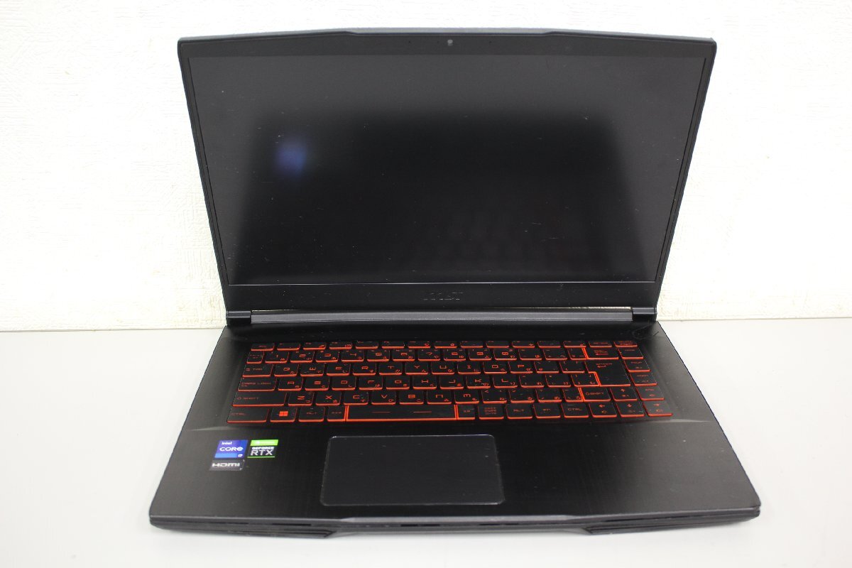 【傷や汚れあり】☆【2K0228-20】 msi ゲーミングノートパソコン GF63 Thin 11UD-5027 JP MS-16R6 ...