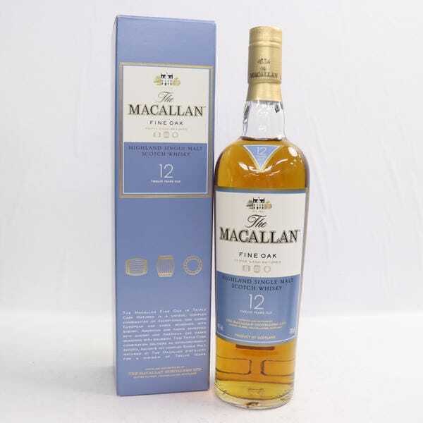【目立った傷や汚れなし】MACALLAN（マッカラン）12年 ファインオーク トリプルカスク 40％ 700ml O25C020007の落札情報詳細 - Yahoo!オークション落札価格検索 ...